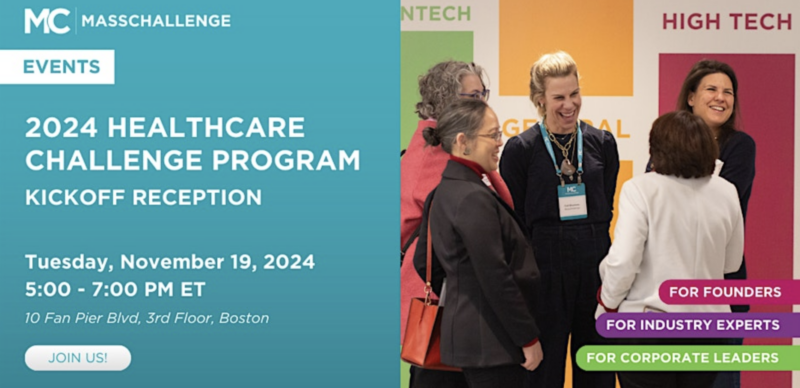 2024 MassChallenge Healthcare Challenge Program Kickoff Reception - MFN