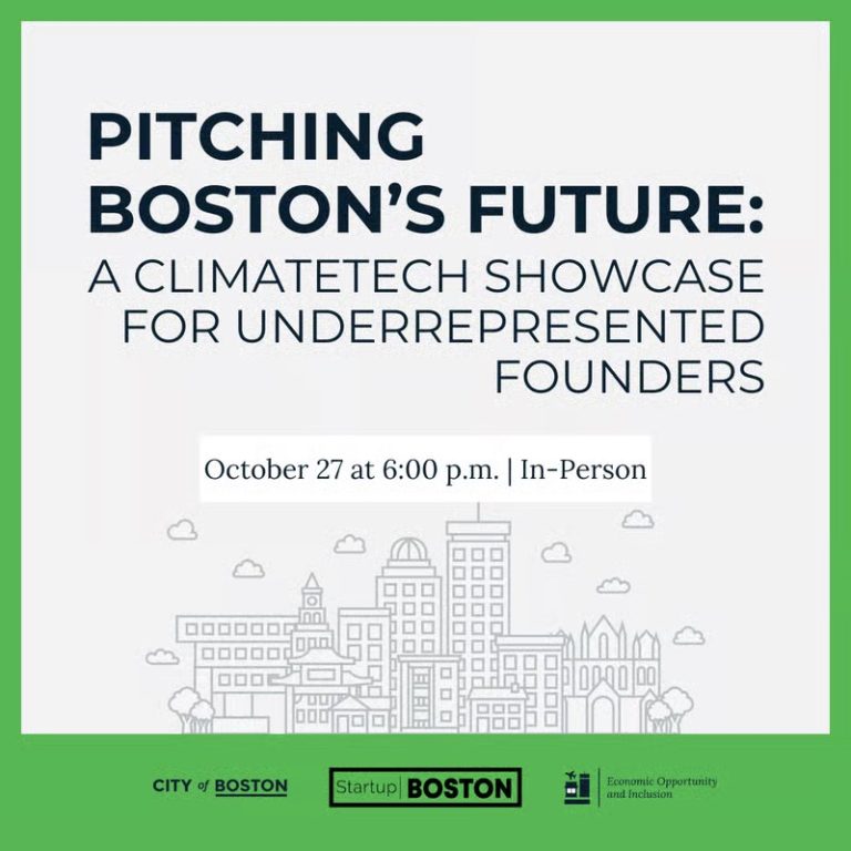 Pitching Boston’s Future: A Climatetech Showcase for Underrepresented ...